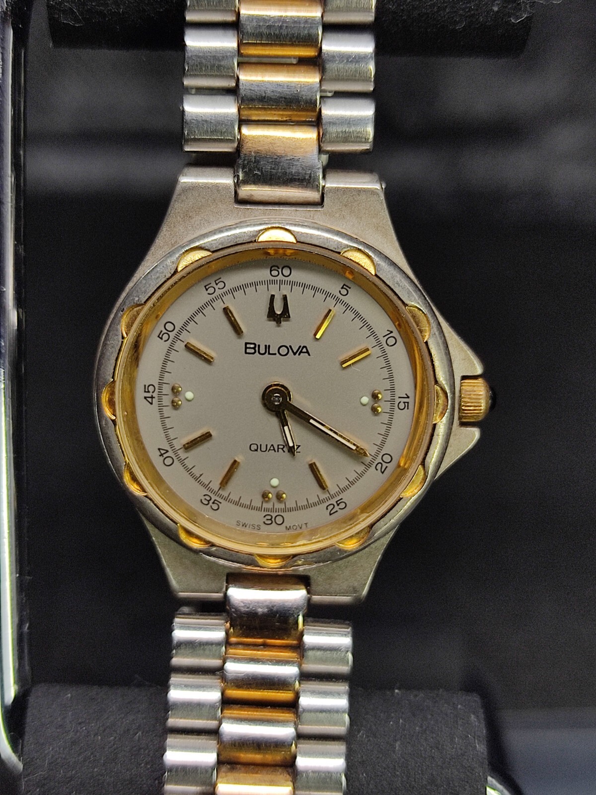 BULOVA 9063-5020 Ladies quartz wristwatch battery replaced from japan ...