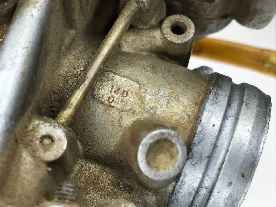 91 Suzuki DR350 DR 350 Mikuni Carburetor Flat Slide Carb Intake Fuel 7 ...