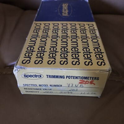 SPECTROL POTENTIOMETER TRIM POT (20K) 2000 OHM NEW / NOS LOT OF 200 | eBay