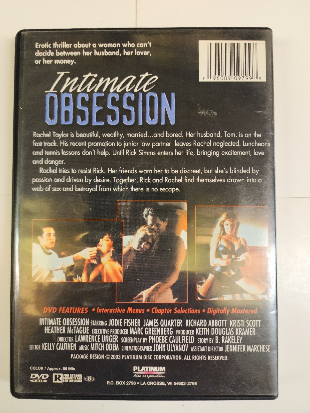 Intimate Obsession - JODIE FISHER (DVD, 2002) FREE SHIPPING 96009097998| eBay
