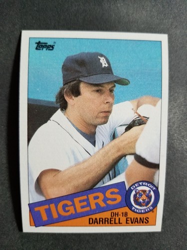 1985 Topps DARRELL EVANS card # 792 [card 43] | eBay