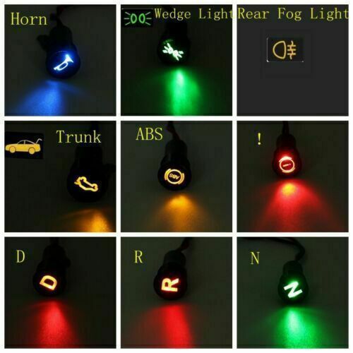 8/10/12/14/16mm Warning Pilot Light LED Dash Panel Indicator Lamp Car ...