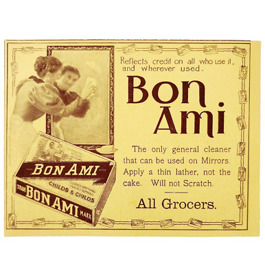 Bon Ami Household Cleaning Soap 1897 Advertisement Victorian Cleaner ...