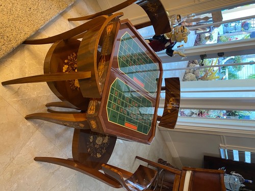 Notturno Intarsio Sorrento Italy Italian Game Table Roulette Chess ...