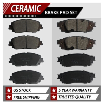 Front & Rear Ceramic Brake Pads for Lexus ES250 UX200 UX250h Toyota ...