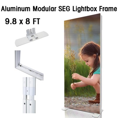9.8x8FT Aluminum Modular SEG Lightbox Display Frame Only 120mm SEG ...