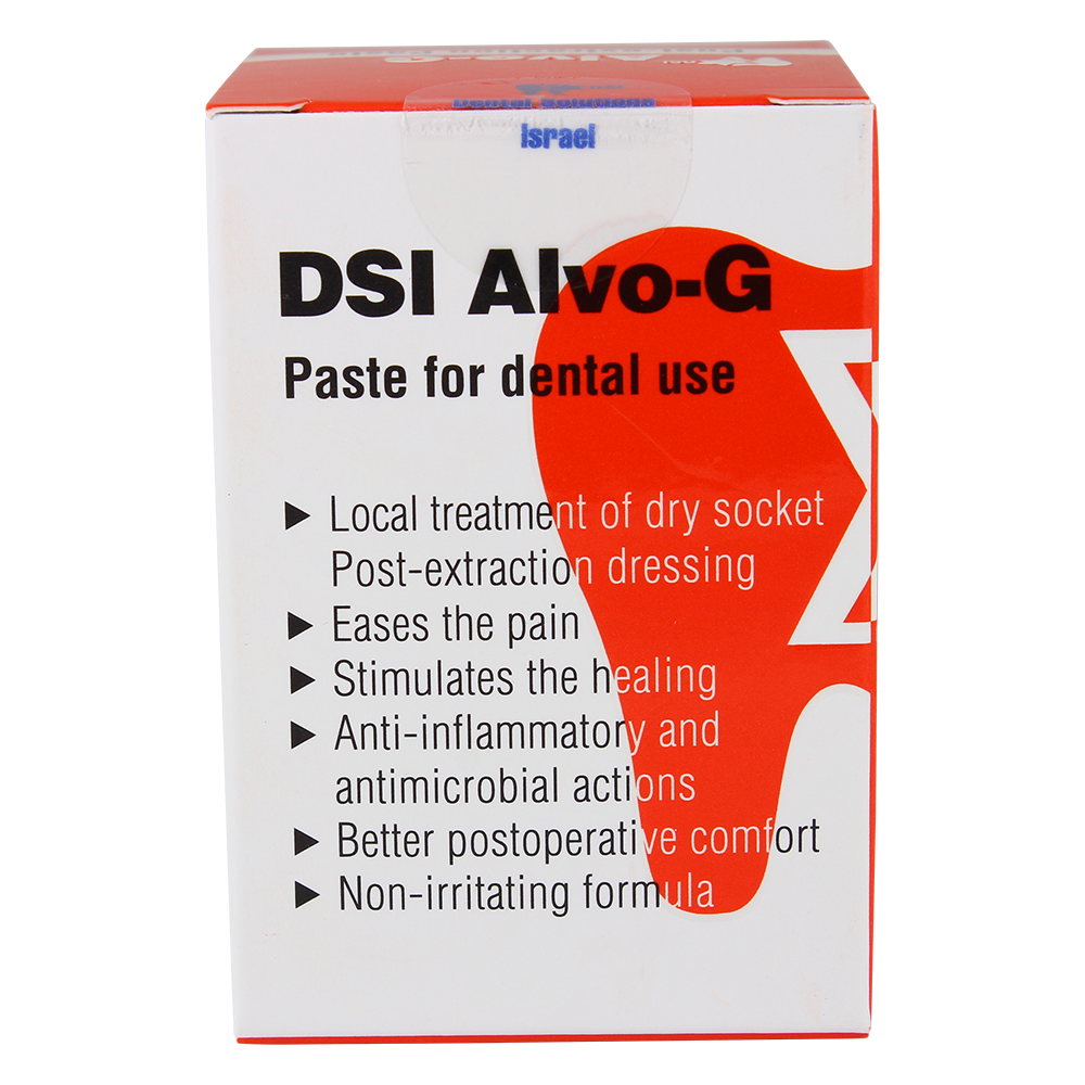 2x DSI Alvo-G Dental Use Dry Socket Post Teeth Extraction Cure Paste ...