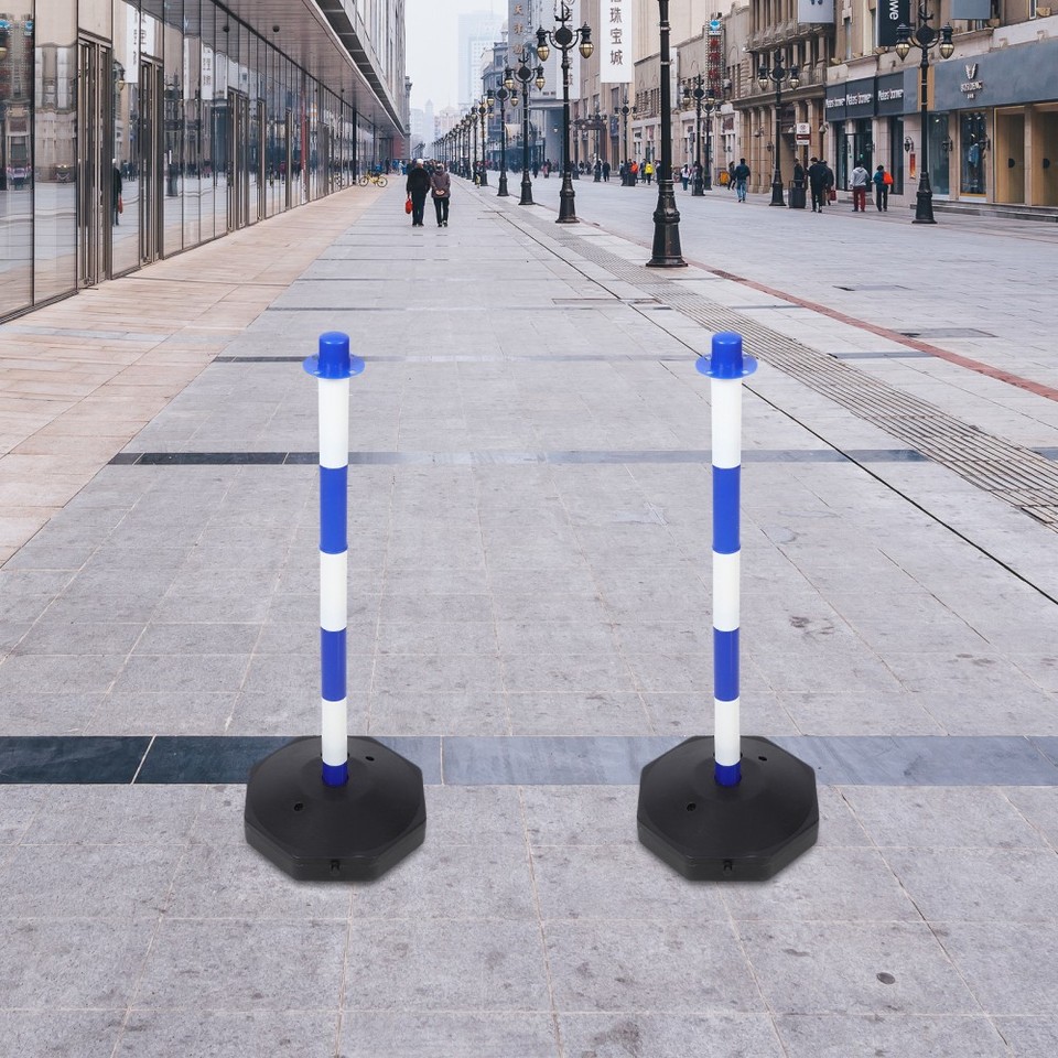 Crash Column Traffic Delineator Posts Safety Barricade Cones with Base ...