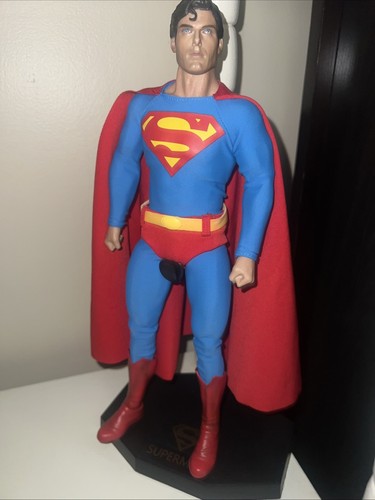 CUSTOM DC 1/6 SUPERMAN ACTION FIGURE CHRISTOPHER REEVE HEAD Stand 12 ...
