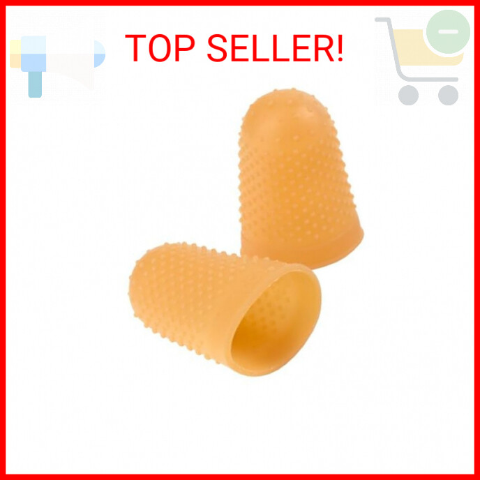 Swingline Rubber Finger Tips, Finger Cots, Small, Size 11, Amber ...