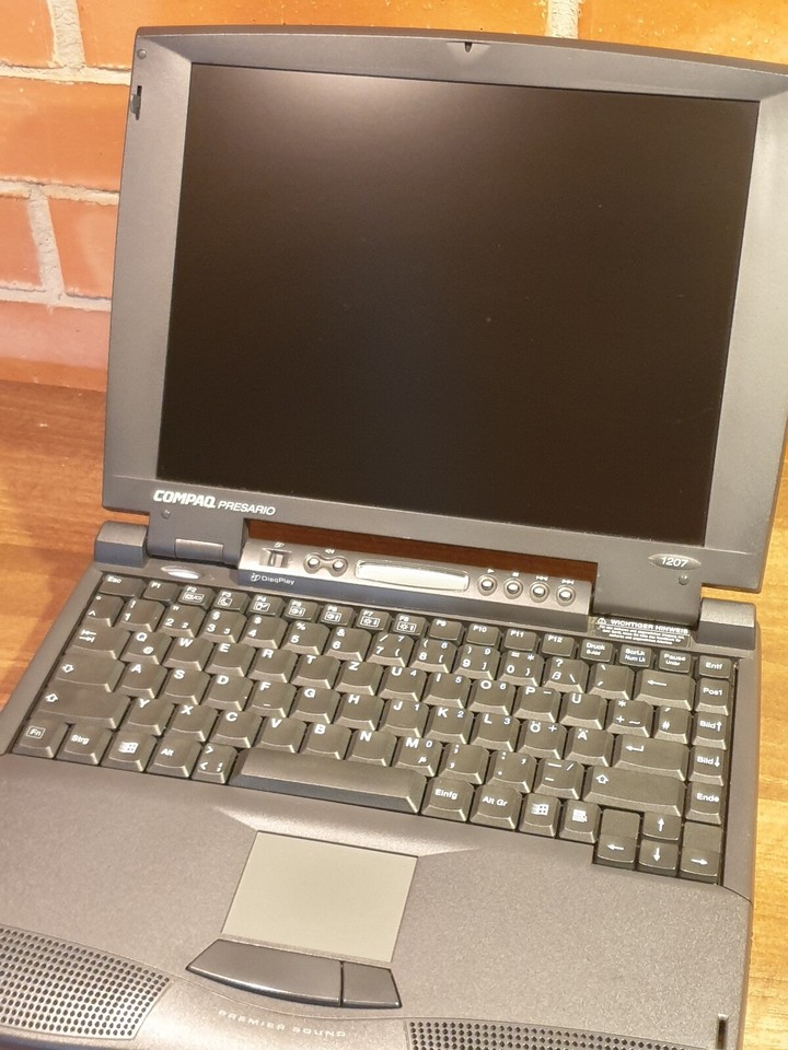 Compaq Presario 1207 - Rare Vintage Laptop Fully Functional | eBay
