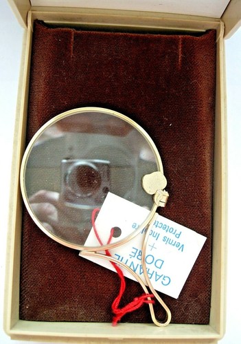 Belle loupe monocle de poche bureau MAGNIFYING GLASS optical pomme 6 | eBay