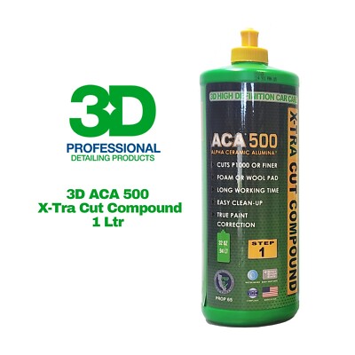 3D ACA 500 Cutting Compound 1Ltr | eBay Australia