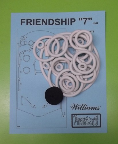 1962 Williams Friendship 7 Pinball Machine Rubber Ring Kit | eBay