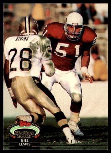 1992 Stadium Club Bill Lewis Football Cards #497 | eBay