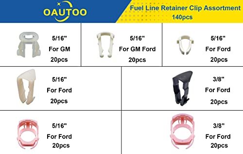 OAUTOO 140pcs Fuel Line Retainer Clip Assortment for Ford GM | eBay