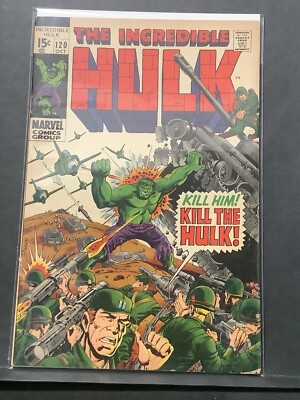 Incredible Hulk - #120 - App Maximus & Inhumans - Marvel - 1969 - VG/F ...