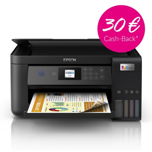 Epson ET-2850 Multifunktionsdrucker EcoTank Wifi Scanner Kopierer ...