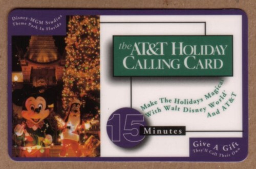 15m 1995 Vacances Disney Promo Carte Avec Mickey Mouse & Dingo Spécimen ...