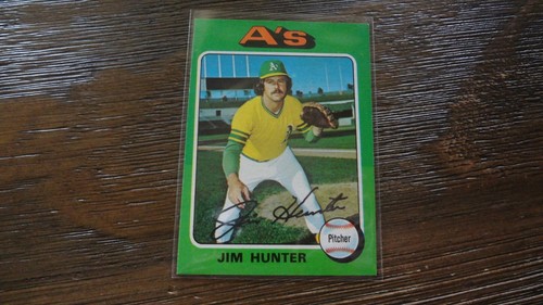 1975 TOPPS # 230 JIM HUNTER BASEBALL CARD | eBay