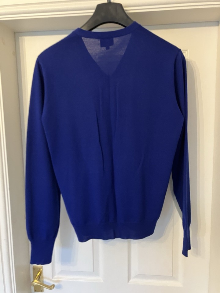 Galvin Green Golf V Neck Sweater, Large, Royal Blue With Grey Accents ...