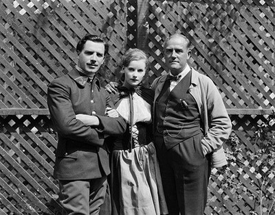 1928 Lars Hanson GRETA GARBO Victor Sjöström on Set of DIVINE WOMAN ...