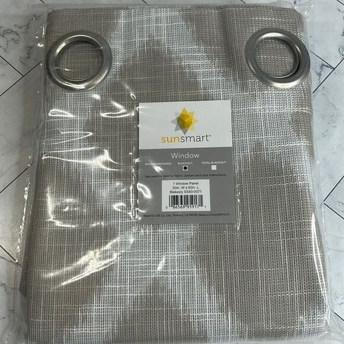 NWT SunSmart Blakesly Blackout Curtain Taupe 50" x 63" 1 Panel | eBay ...