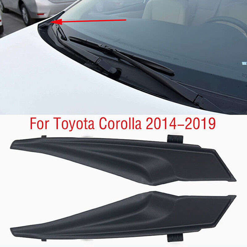 Pair For Toyota Corolla 2014-2019 Front Windshield Wrap Corner Trim ...