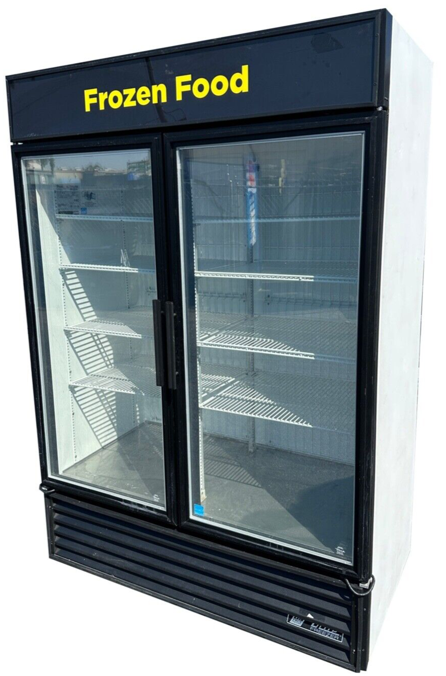 True GDM-49F Commercial Freezer Glass Door Merchandiser Frozen Food Ice ...