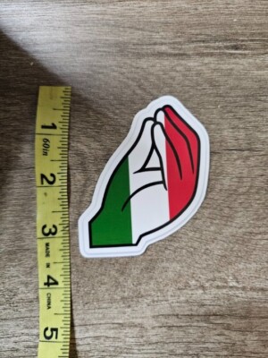 Italian Hand Gesture, Vinyl 3" Die Cut Sticker | eBay