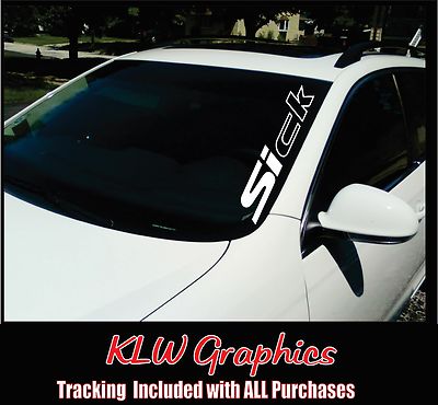 Sick Car Decal Sticker JDM Civic Ex Lx SI Fresh Stance Fitment B16 Euro ...