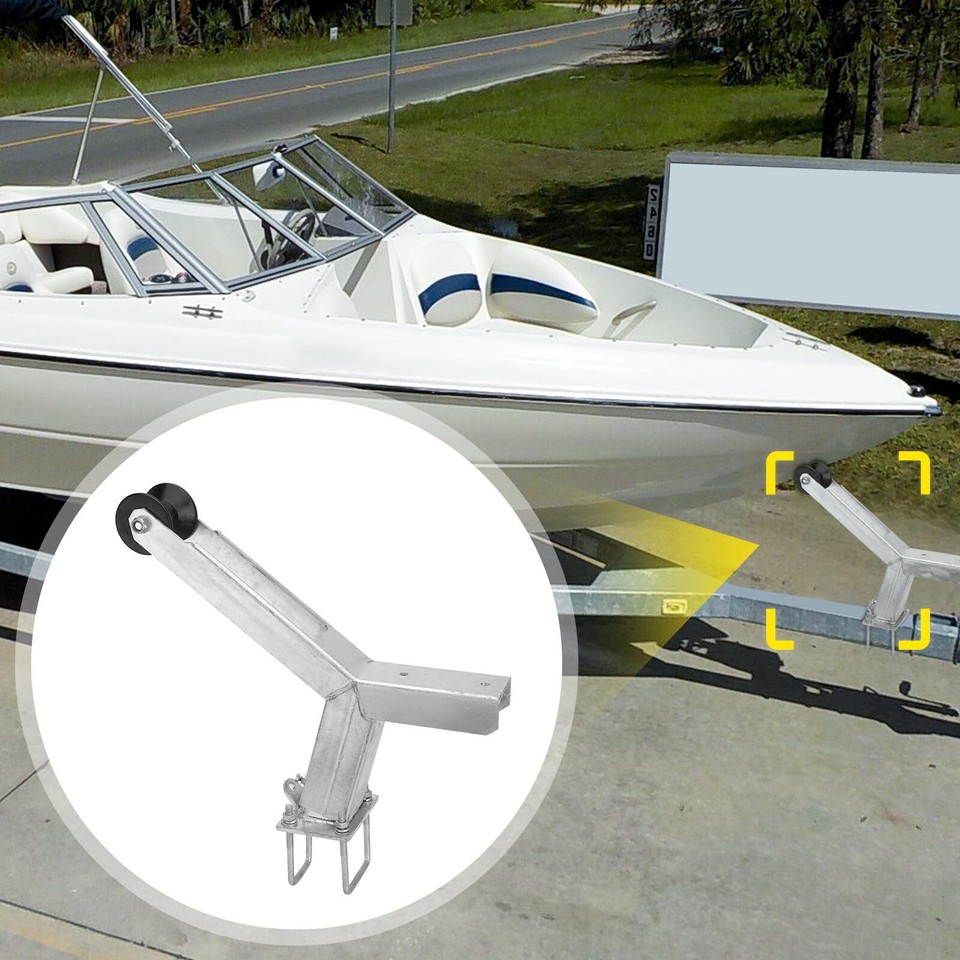 Boat Trailer Winch Stand with Roller,Fits3"x4"Frames,Multiple Height ...