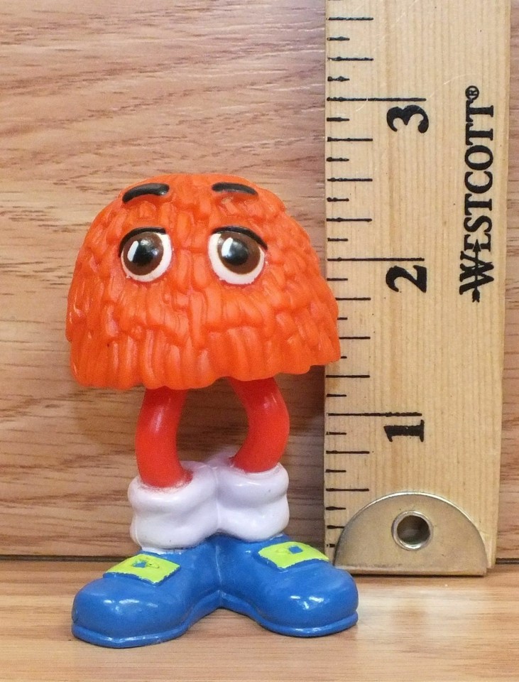 Vintage 1989 Mcdonald's Fry Guys Red Head With Blue Shoes PVC Figurine ...