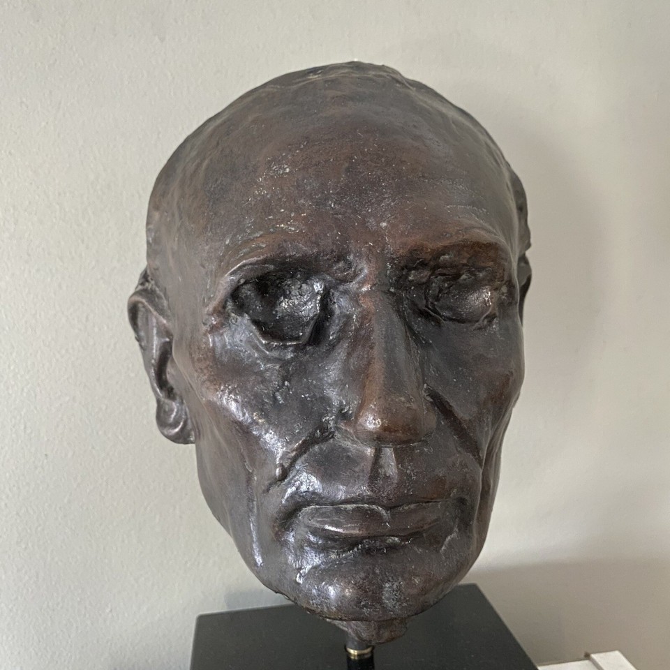 President Abraham Lincoln Bronze Life Mask by Leonard Wells Volk RARE ...