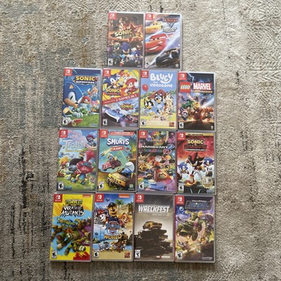 Lot Of 14 Nintendo Switch Game Cases Only No Manuals Or Games Marvel ...
