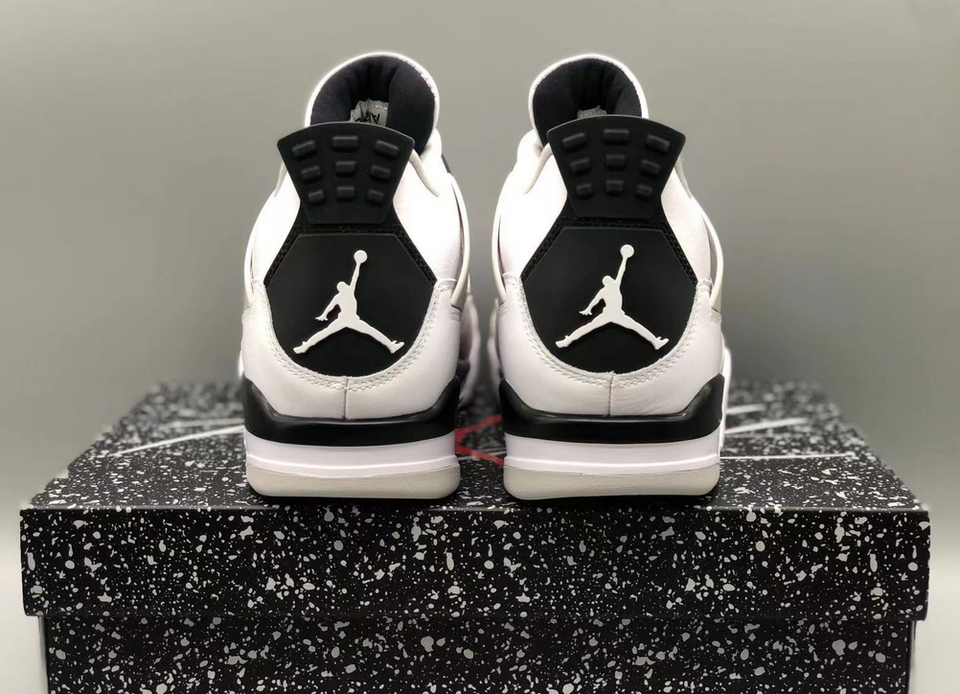 Men's Jordan 4 "Military Black" Retro basketball Mid Top Shoes Sneaker ...