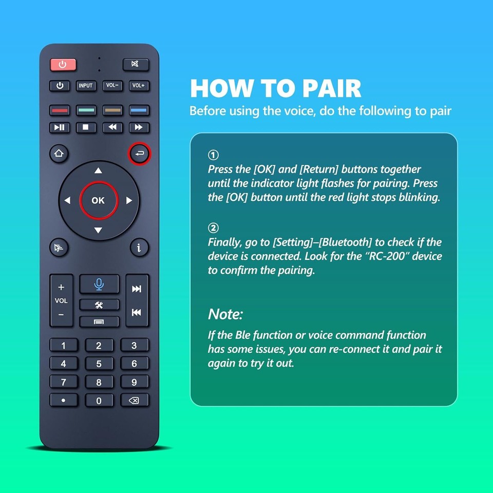 New RC-200 Voice Remote Control For SuperBox S5 Pro / S5 Max / Elite ...