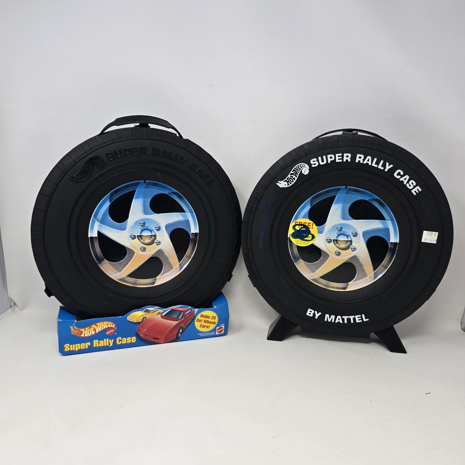 Mattel Hot Wheels Super Rally Case Lot Of 2 Holds 20 Hot Wheels Cars ...