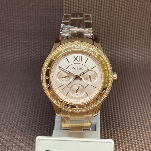 Montre multifonction Fossil ES5106 Stella Sport en acier inoxydable ...