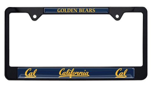 University of California Berkeley Golden Bears Black License Plate ...