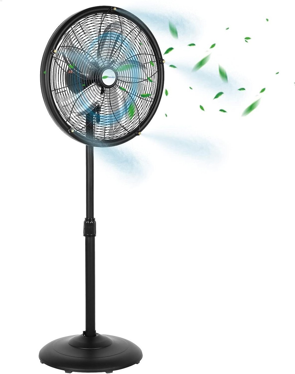 Outdoor Patio Fans Pedestal Misting Fan | 18" Oscillating