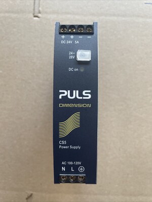 PULS DIMENSION CS5 POWER SUPPLY CS5.243 24VDC 5A NEVER INSTALLED | eBay