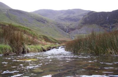 Photo 6x4 Aquatic view of the waterfalls further up Coledale beck ...