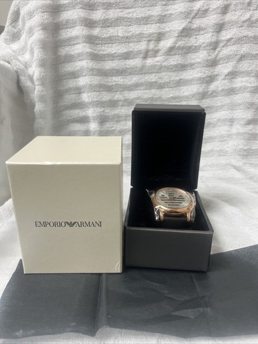 NIB Men's Emporio Armani Meccanico AR60031 Wristwatch Automatic Gold ...