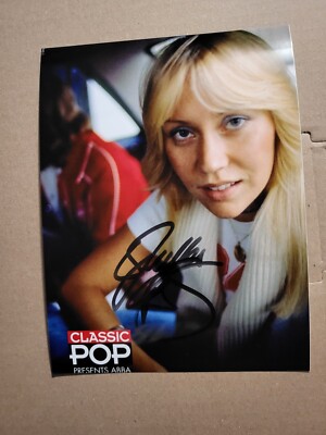 signed Autographed AGNETHA FÄLTSKOG Abba | eBay