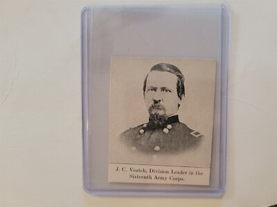 James C. Veatch 16th Army Corps 1911 Civil War Portrait RRC Panel RARE ...