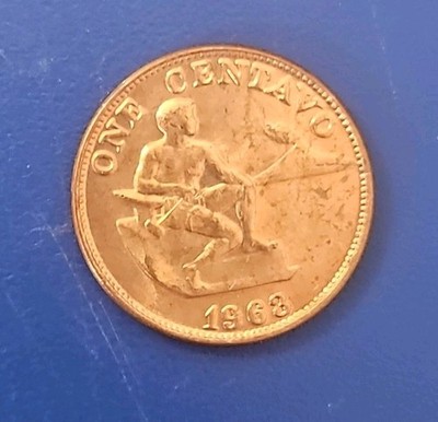 Coin Philippines 1 Centavo 1963 KM186 | eBay