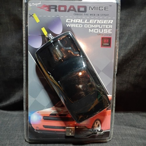 The Original Road Mice Computer Mouse Black Challenger Wired NEW 2008 ...