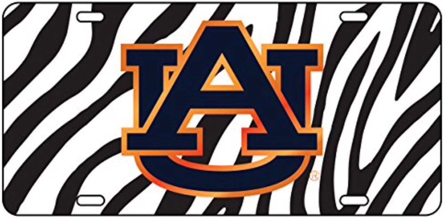 AU Auburn Tigers Laser Cut Zebra Striped License Plate / Car Tag ...