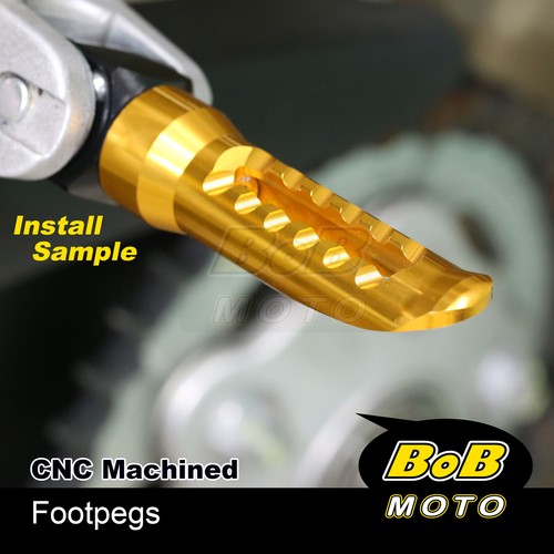 25mm Extend BOB Rear Foot Pegs GOLD For ZX-12R Ninja 00 01 02 03 04 05 ...